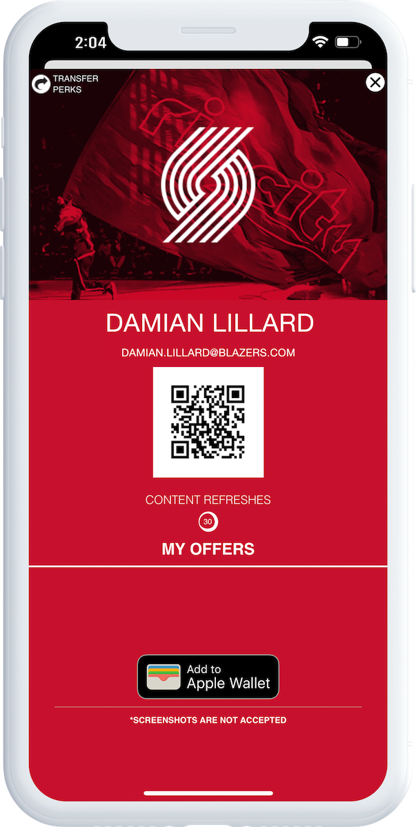 View your Member Pass! Your redeemable offers or stored value will be ...